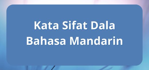 50+ Kalimat Bahasa Mandarin beserta Artinya